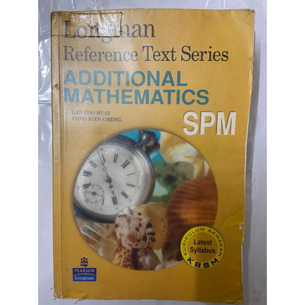 SPM Longman Addmath Additional Mathematics Reference Text Series ...