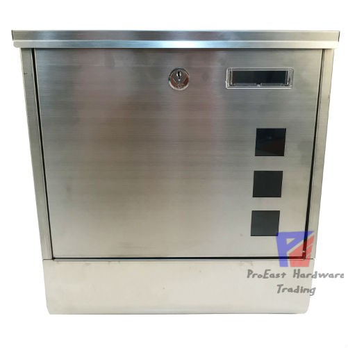 Stainless Steel 304 Mail box/Latter box/Peti surat with Magazine Holder ...