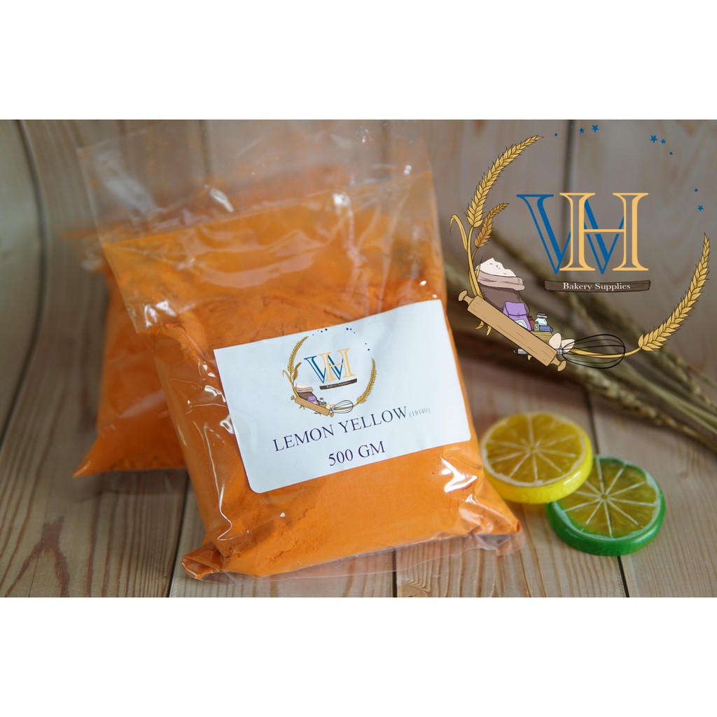Lemon Yellow Egg Yellow Bright Red Food Color Powder 500g 1kg Kuning ...