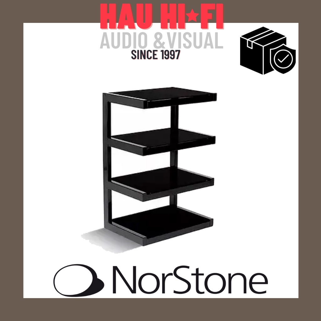 Norstone Esse Hifi AV Rack High Gloss Black | Shopee Malaysia