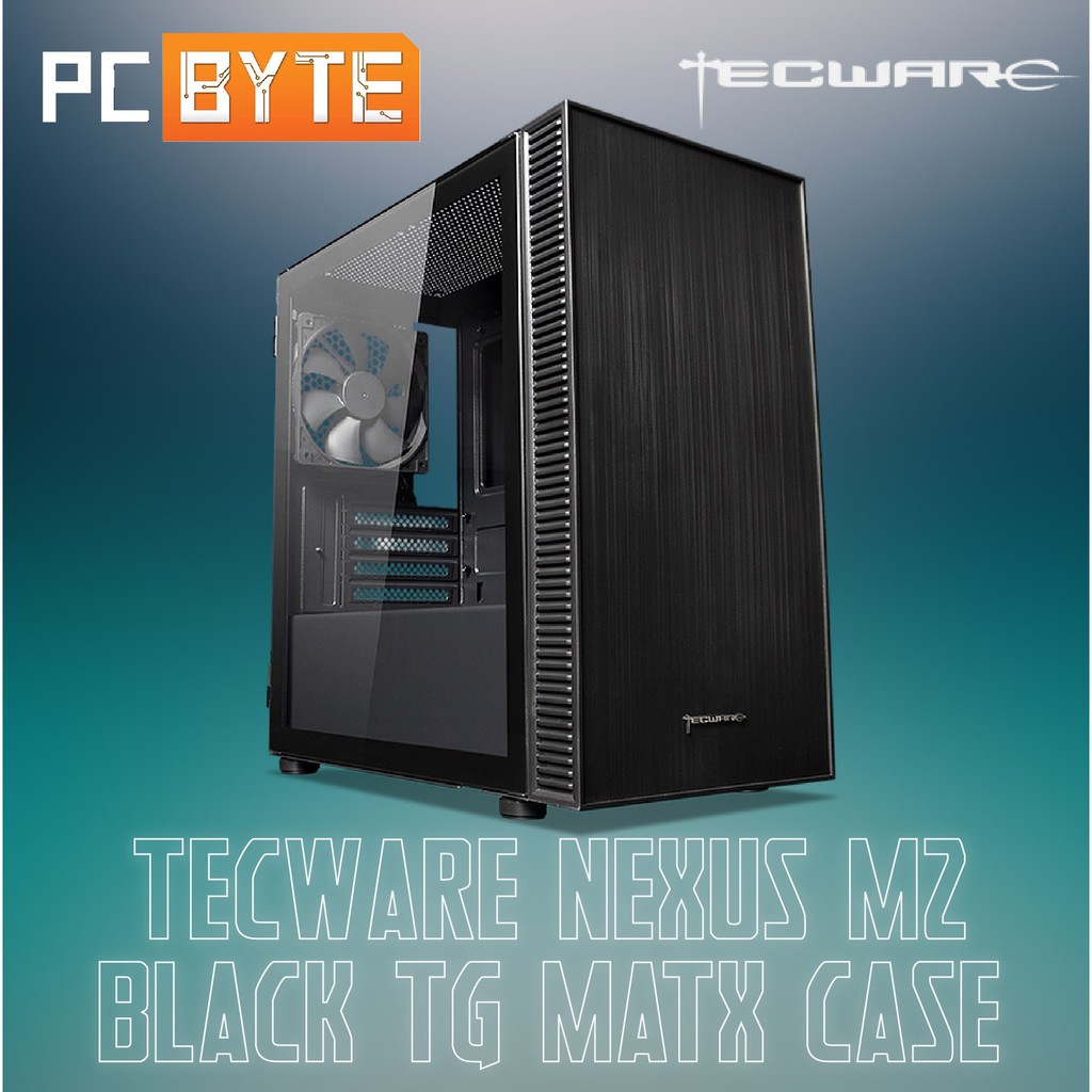 Tecware Nexus M2 TG MATX Gaming Case - Black/White | Shopee Malaysia