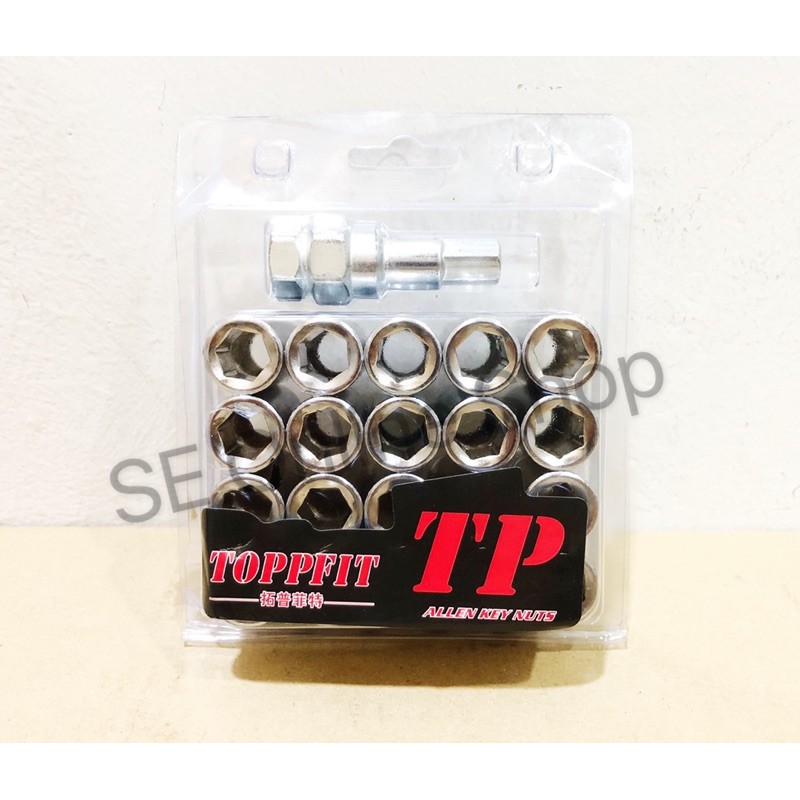 Allen Key M14 1.5 Silver (20pcs) M14X1.5nut Civic FK7 FK8 Type R Ford ...