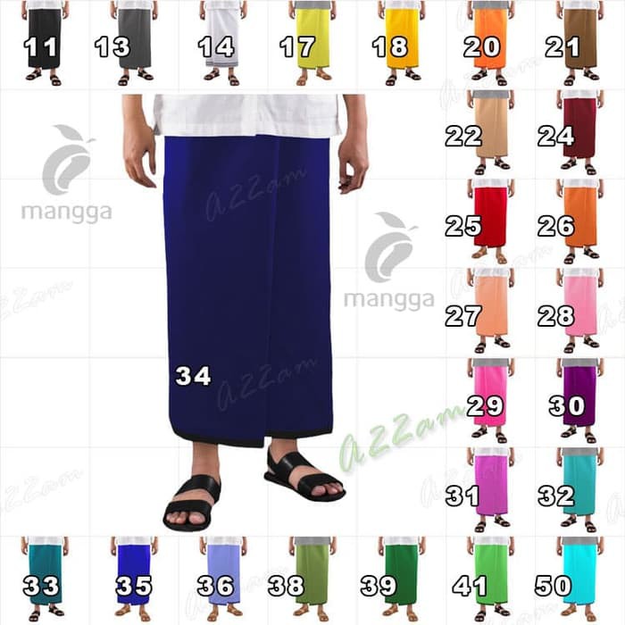 Original M37 NoBox Without Box Plain Millennium Mango Woven Sarong ...