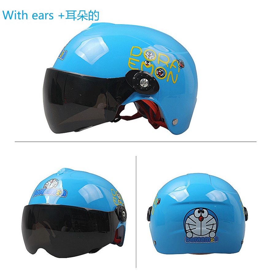 Kids Helmet Motorcycle Safety Helmet Pikachu Pokémon Hello Kitty ...