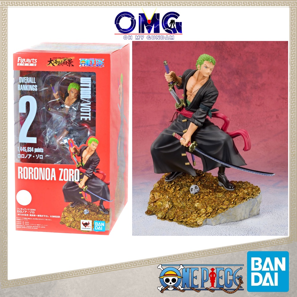 Bandai Tamashii Figuarts Zero Roronoa Zoro One Piece - WT100 ...