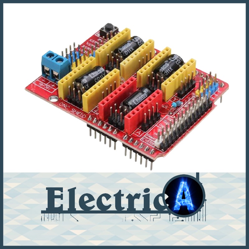 Arduino UNO A4988 Stepper Driver CNC Shield V3 - 3D Printer Shield ...