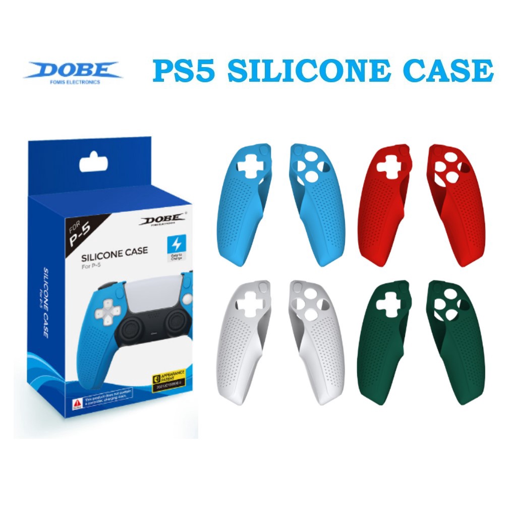Dobe PS5 Controller Dockable Silicone Case Split Cover Protective Skin ...