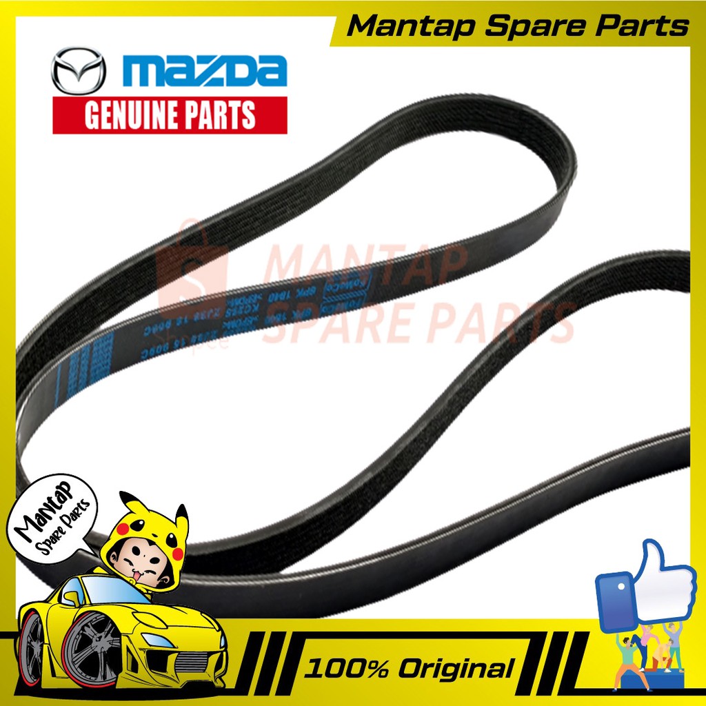 MAZDA GENUINE PARTS CAR ENGINE PARTS FAN BELT MAZDA 2 (ZJ3815909C ...