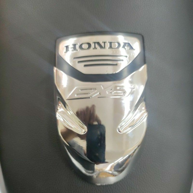 HONDA EX5 EX5 DREAM PANEL EMBLEM HORN LOGO CHROME EMBLEM HORN EMBLEM ...