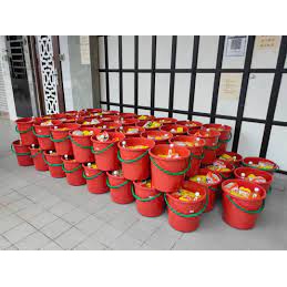 10粒装普渡红水桶/Red Pail /Tong Merah Untuk Sembayang(3gallon/4gallon/5gallon ...