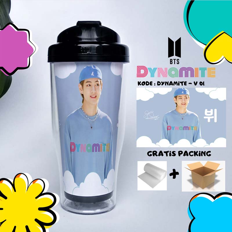 Tumbler Custome BTS Dynamite/Kpop Merchandise Drink Bottle Unofficial ...