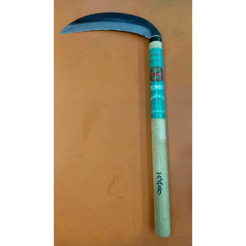 TOMBO WOOD HANDLE SICKLE 18# | Shopee Malaysia