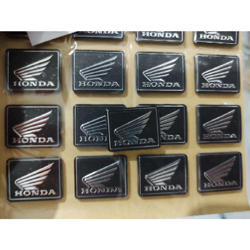 Original 3D honda logo emblem, honda motorbike spido emblem | Shopee ...