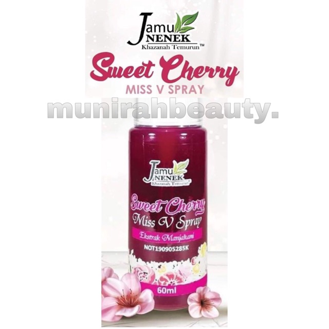 JAMU NENEK 👩🏼👩🏼 SWEET CHERRY MISS V SPRAY 💯% ORI HQ | Shopee Malaysia