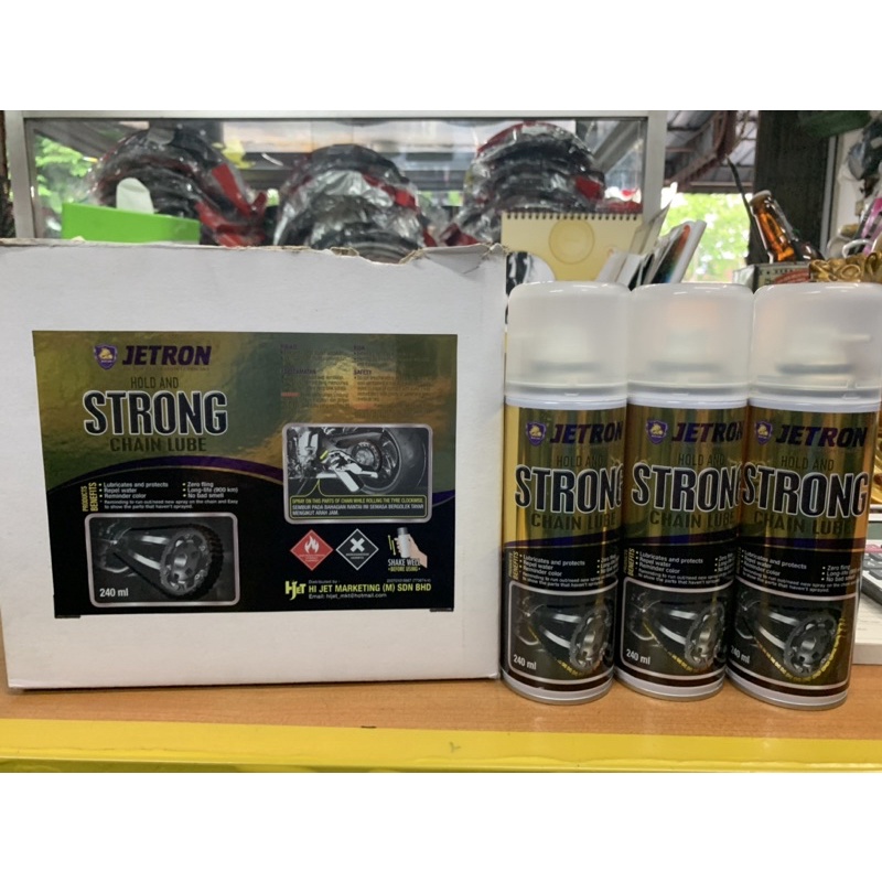 JETRON CHAIN LUBE 100%ORIGINAL spray rantai minyak | Shopee Malaysia