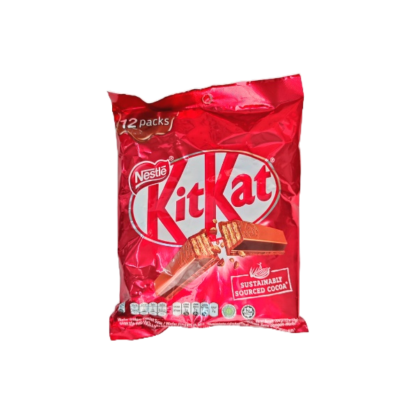 Kit Kat 2F Wafer Fingers in Milk Chocolate Flowrap Sharebag 12x17g ...