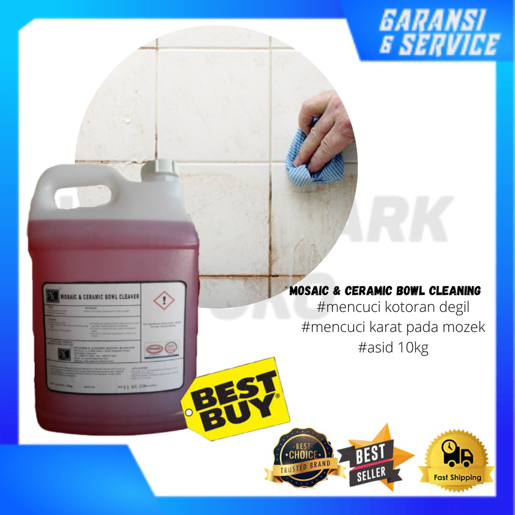 heavy duty stain remover mosaic & ceramic bowl cleaner (asid) 10kg ...