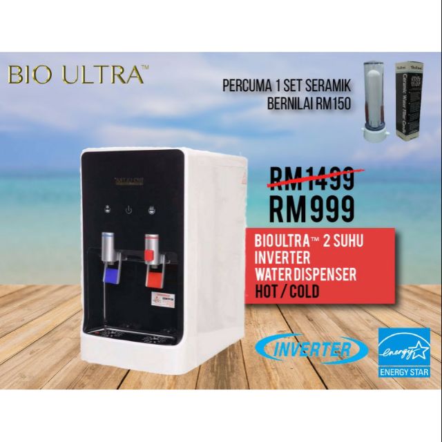 Bio Ultra 2 Function Inverter Water Purifier Penapis Air Alkaline ...