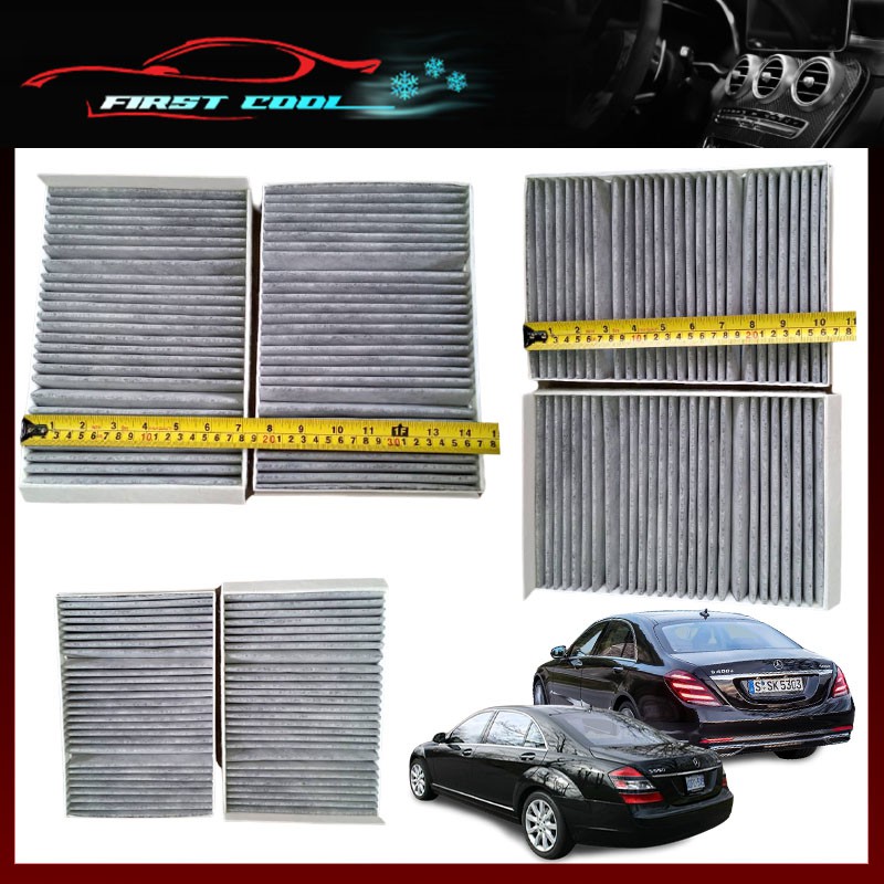 FC AIRCOND AIR FILTER CARBON-2PCS (MERCEDES BENZ W221,W222 FC | Shopee ...