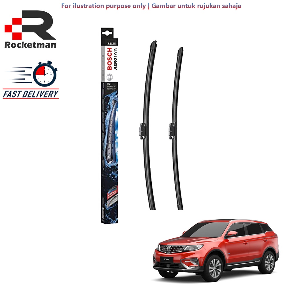 BOSCH AEROTWIN WIPER BLADE PROTON X50 X70 X90 | Shopee Malaysia
