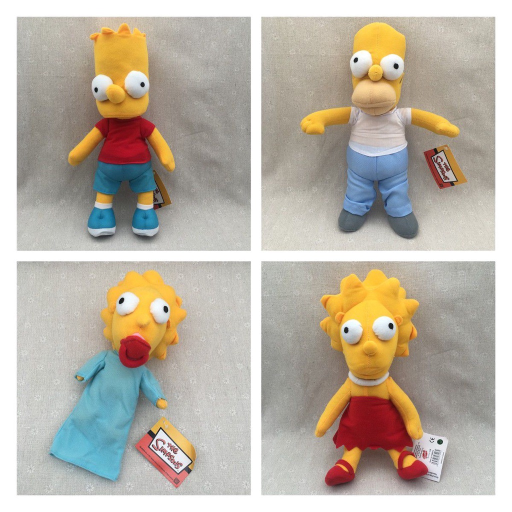 The Simpsons Plush Toys In 28-43cm Size Perfect For Kids And Collectors ...