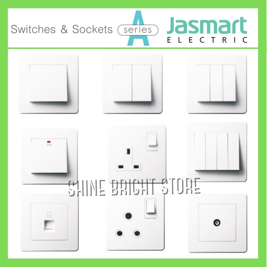 JASMART A SERIES SWITCHED SOCKET OUTLET / SIRIM APPROVED / 13A SWITCHED ...