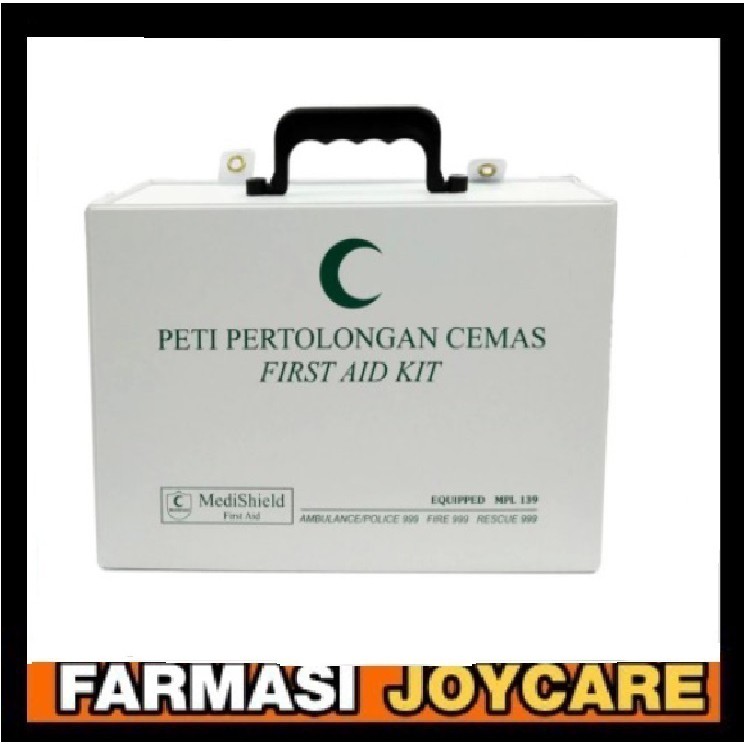 Medishield PVC First Aid Kit / Box Equipped Large MPL 139E / 139 Peti ...