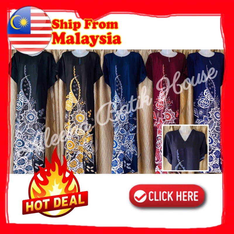 Kaftan Bunga Jalar / Baju Kelawar DEKA (READY STOCK) | Shopee Malaysia