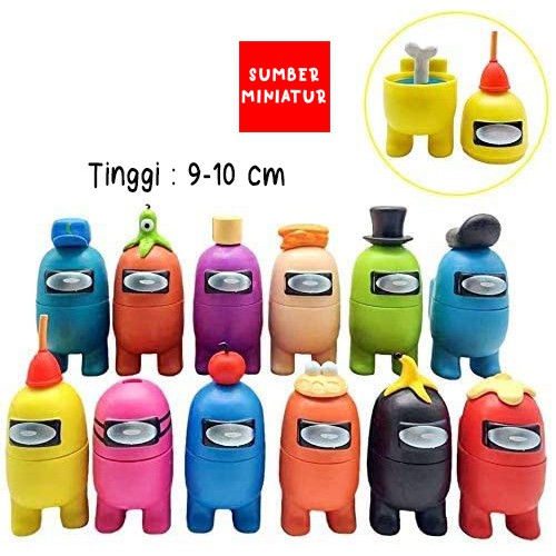 Among Us Toy Display Figure Set Contents 12 Pcs Per Set | Shopee Malaysia
