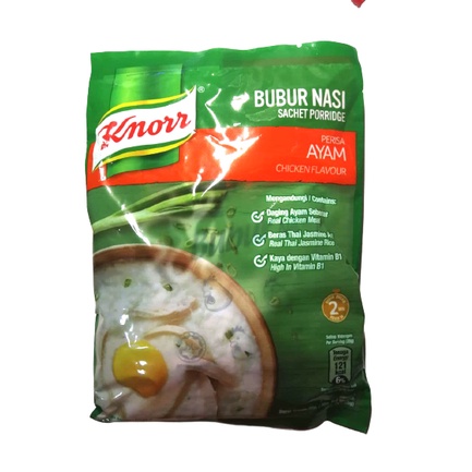 💋BUBUR NASI SEGERA💋INSTANT PORRIDGE KNORR MAKANAN ASRAMA PEK JIMAT ...