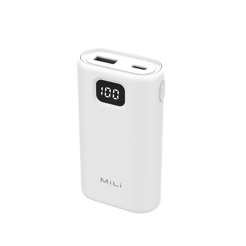 MiLi Power Mini PD18W 9600mAh Powerbank (White) | Shopee Malaysia