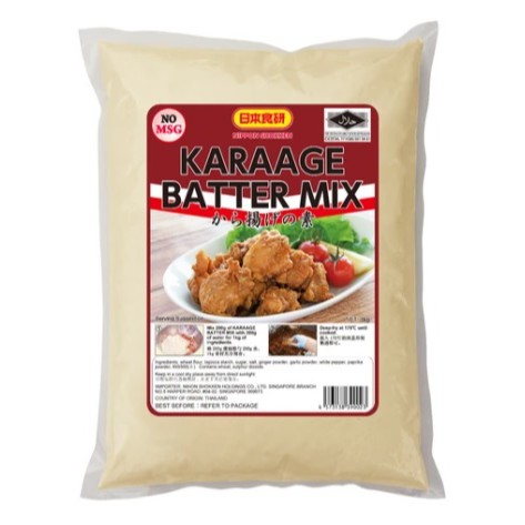 Nippon Shokken Karaage Batter Mix 1kg Halal Japanese Seasoned Fry ...