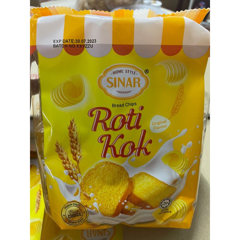 Home style Sinar Bread Chips Roti Kok original flavor | Shopee Malaysia
