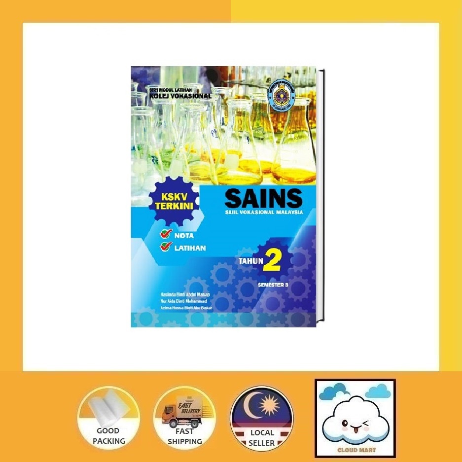 Buku Siri Modul Latihan Kolej Vokasional: Sains Tahun 2 Semester 3 | Shopee Malaysia