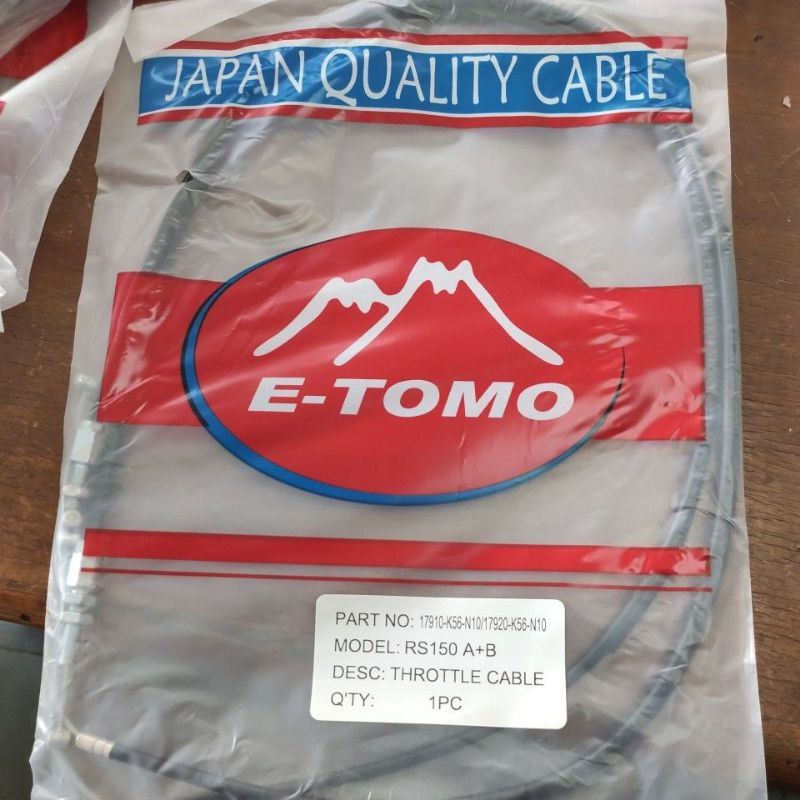 Tali HONDA RS150 RS150R THROTTLE CABLE (A) + (B) OPEN CLOSE THROTLE ...