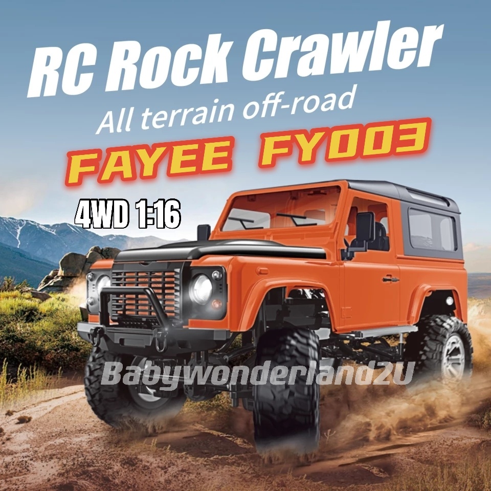 Fayee FY003 1:16 4WD RC Car 2.4Ghz Remote Control Car Crawler Truck Off ...