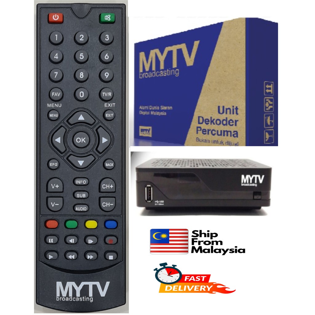 ORIGINAL Remote Control for MYTV FREEVIEW Digital Receiver (Set Unit ...