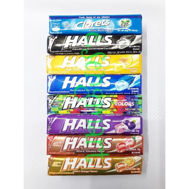 Halls / Clorets (34gm x 1 stick) | Shopee Malaysia