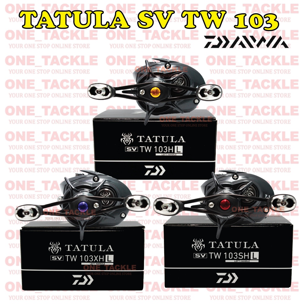 2020 Daiwa Tatula Sv Tw 103 Left Handle Baitcasting Reel | Shopee Malaysia