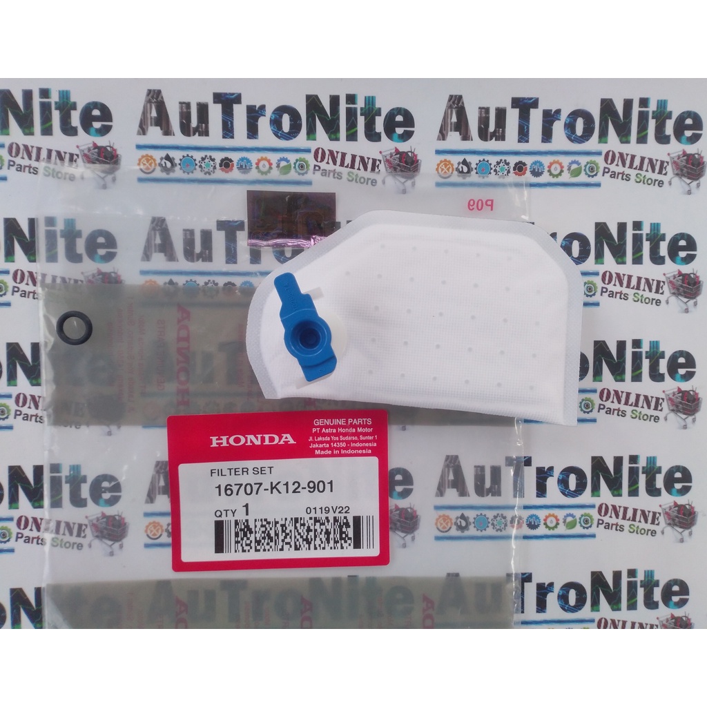 Fuel Filter Pump Gasoline Set 16707-K12-901 Original Honda Absolute ...