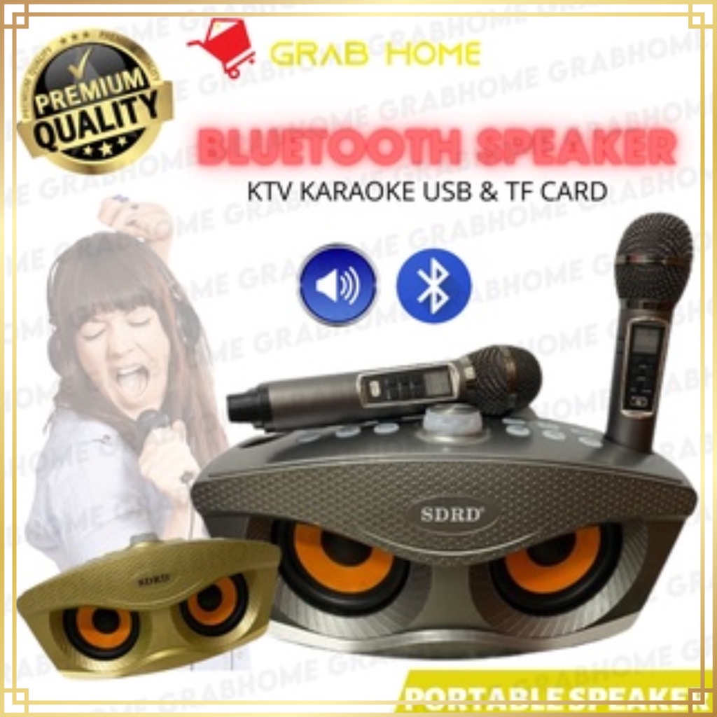 SDRD SD-306 SD306 Plus YS 203 Dual Wireless Microphone Portable ...