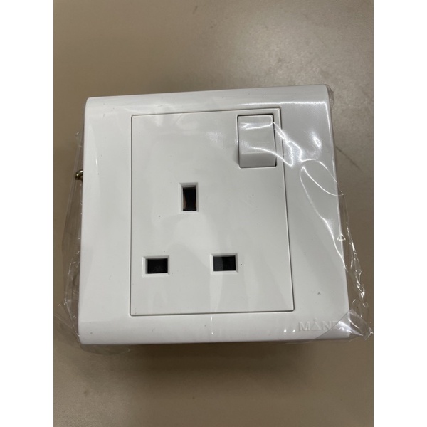 MIND SWITCH MQ SERIES (WHITE) BIG BUTTON JKR SIRIM SUIS DINDING 1GANG ...