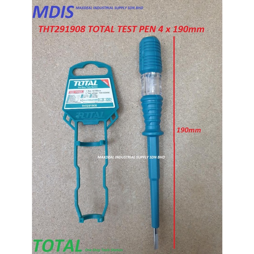 TOTAL THT291408 THT291908 Heavy Duty Test Pen | Shopee Malaysia