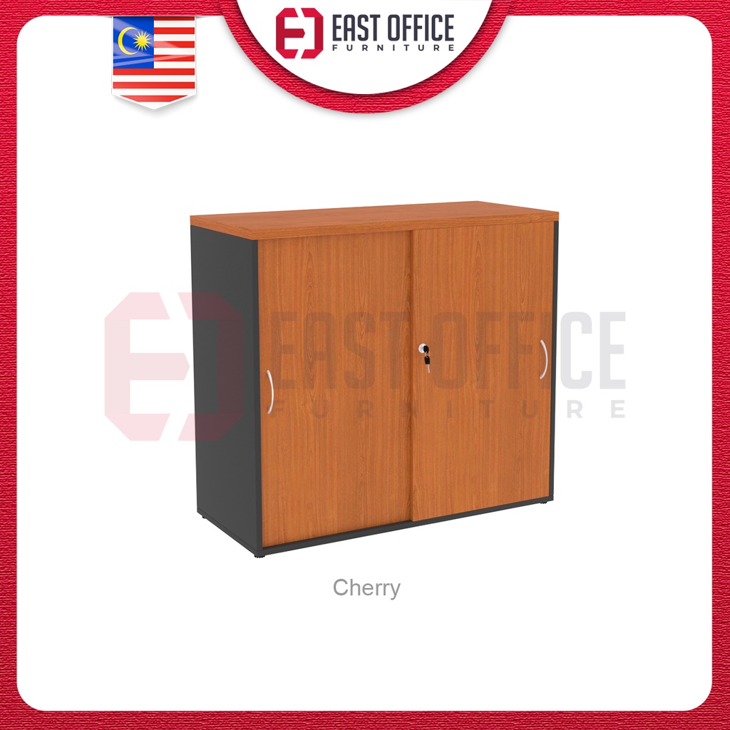 EastOffice l Office Low Sliding Door Wood Cabinet Storage l Kabinet ...