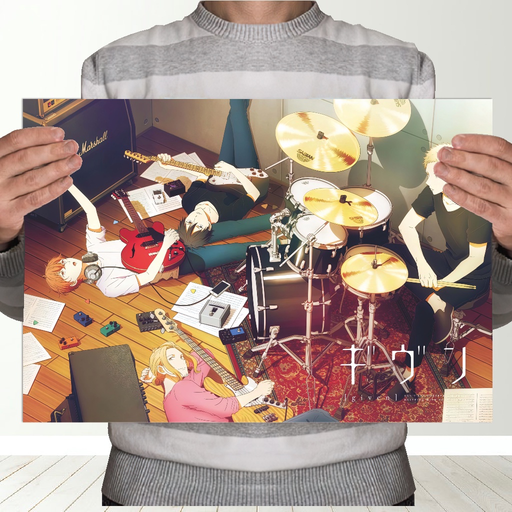 Anime Given Poster - Size A3+ Mafuyu Sato Ritsuka Uenoyama Haruki ...