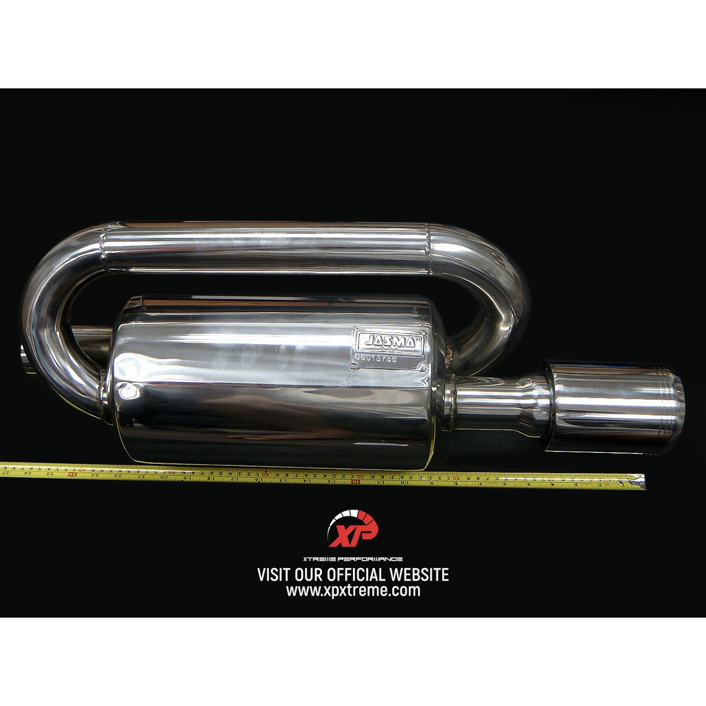 JASMA MUGEN TWIN LOOP MUFFLER INLET 2.5'UNIVERSAL MODEL | Shopee Malaysia