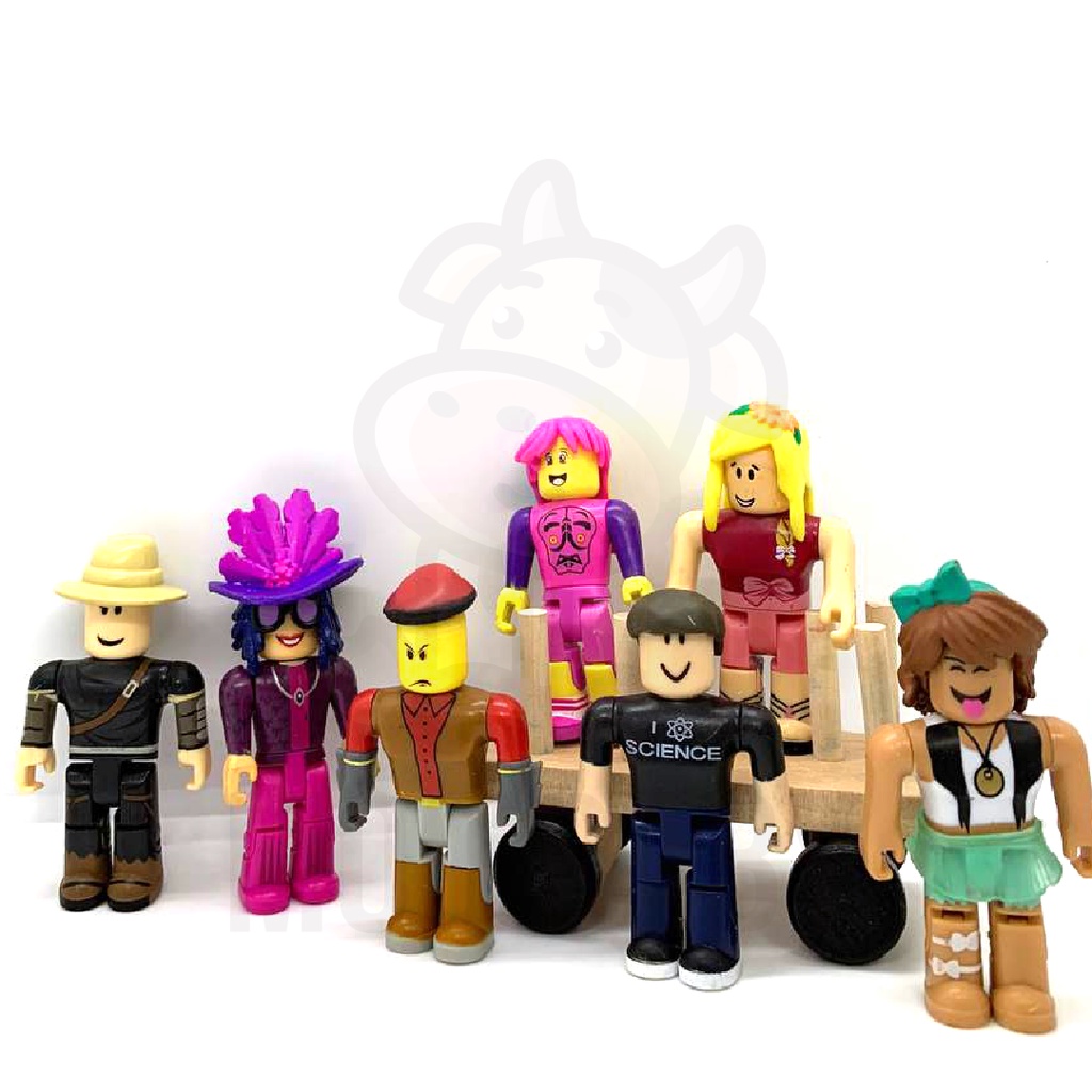⭐Moo Baby Roblox Toy Figure Roblox Cake Topper Mainan Roblox Murah ...