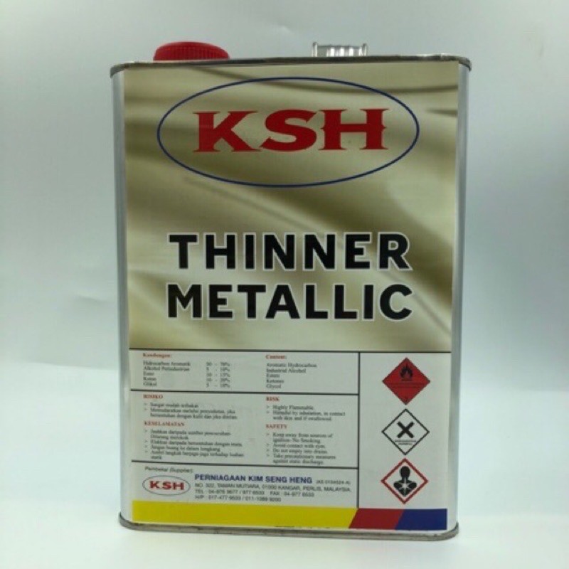Thinner Metalic / Tiner Metalik high quality +/- 10kg | Shopee Malaysia
