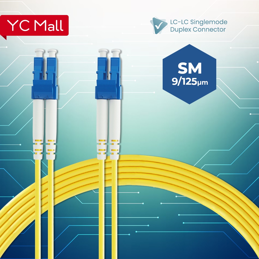 LC-LC 9/125 Singlemode Duplex Fiber Optic Patch Cable 1M 3M 5M 10M 15M 20M 30M 50M | Shopee Malaysia