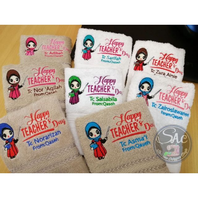 HADIAH HARI GURU - TUALA MUKA / BEG SULAM KARTUN CUTE | Shopee Malaysia